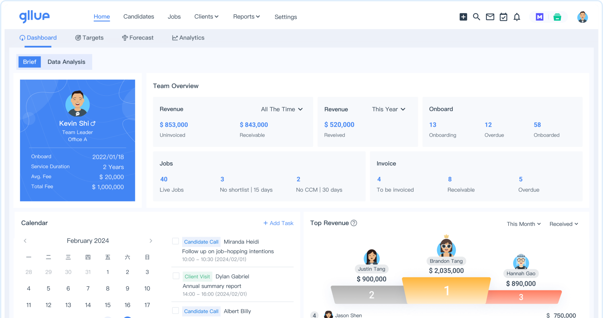 Gllue Software - The Powerful ATS/CRM Tailored for Recruiters